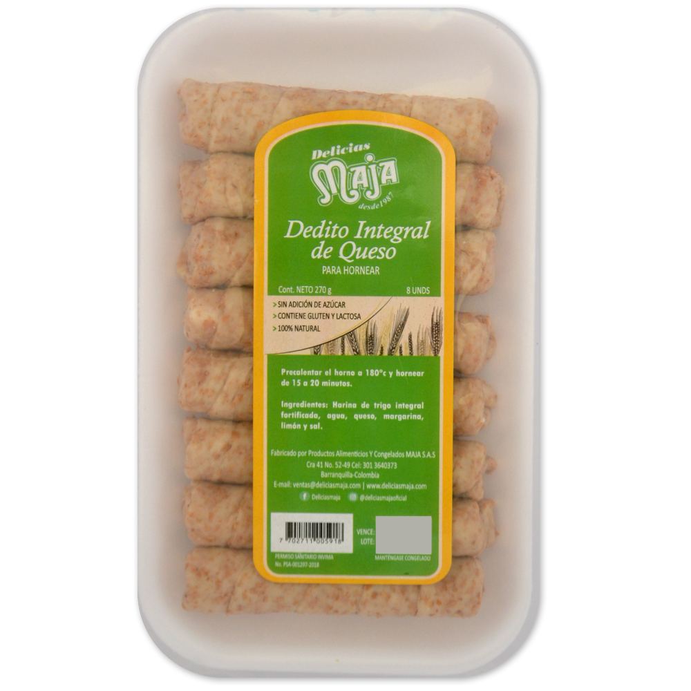 Deditos Delicias Maja De Queso Integral 270 G X8 Unds - Rappi