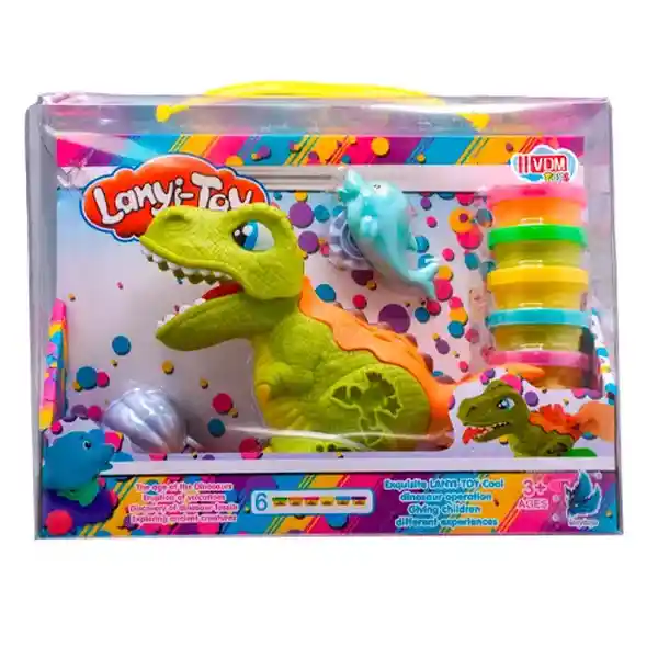 Set Vdm De Plastilina Dino Landy Toy - Rappi