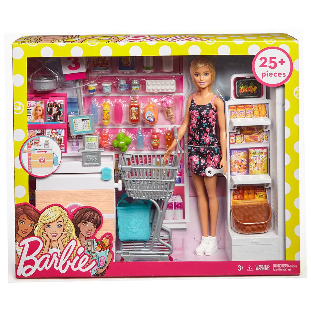 Barbie Set Muñeca Supermarket - Rappi