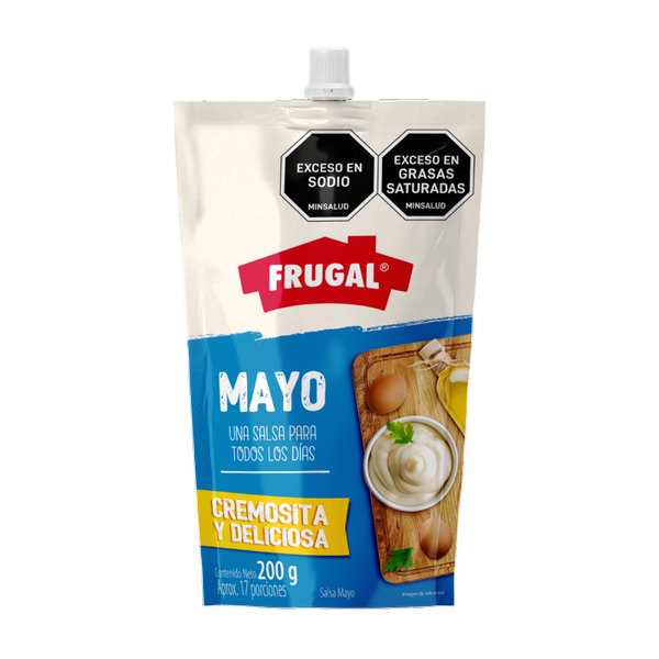 Salsa Mayo Doy Pack Frugal 200 Gr - Rappi