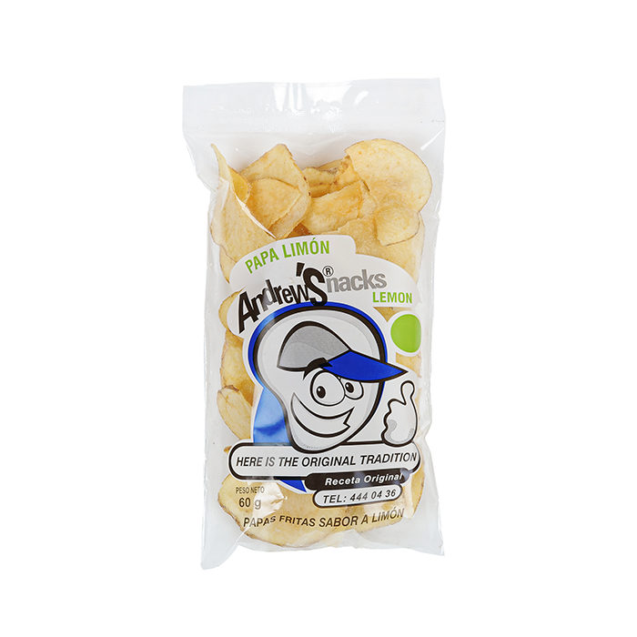 Andrew's Papas Fritas Sabor a Limón - Rappi