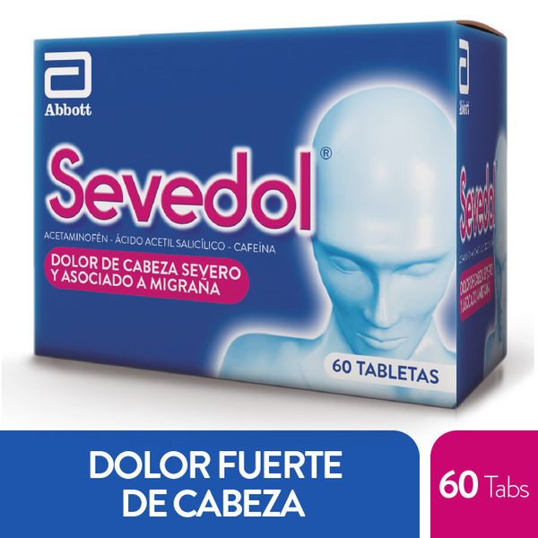 Sevedol Tabletas (250 mg/250 mg/65 mg) - Rappi
