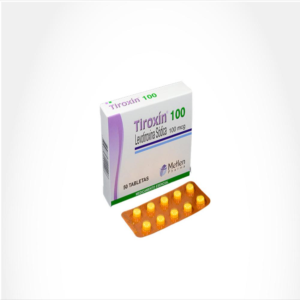 Tiroxin Tiroxín Tabletas Levotiroxina Sódica (100Mcg) - Rappi