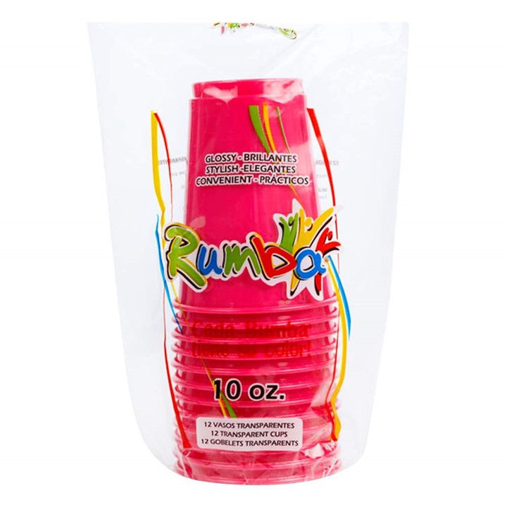 Rumba Vaso Plástico Rosado - Rappi