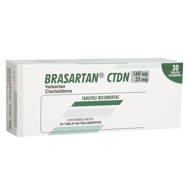 Brasartan CTDN (160 mg / 25 mg) Precio - Rappi