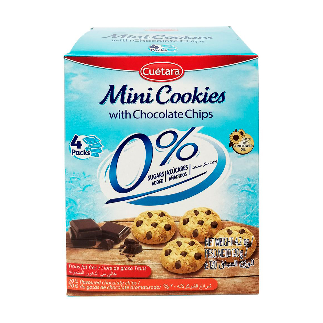 Cuétara Snack Galleta Chocolate Chips Sin Azúcar - Rappi