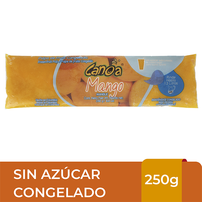 Canoa Pulpa de Mango Congelado sin Azúcar - Rappi
