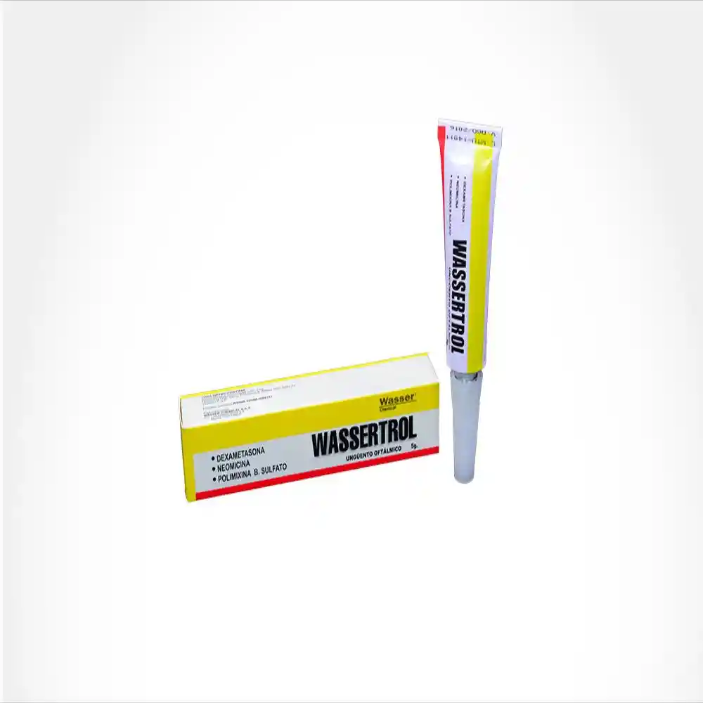 Wassertrol Ungüento Oftálmico (0.1 % / 0.35 % / 6000 IU) - Rappi