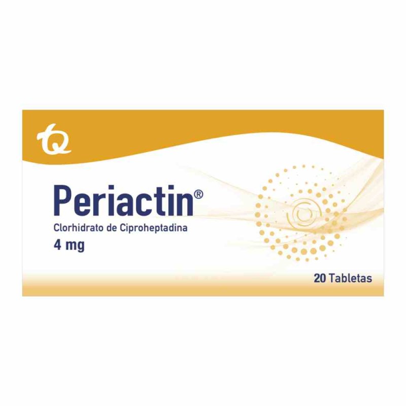 Periactin (4 mg) 20 Tabletas. - Rappi