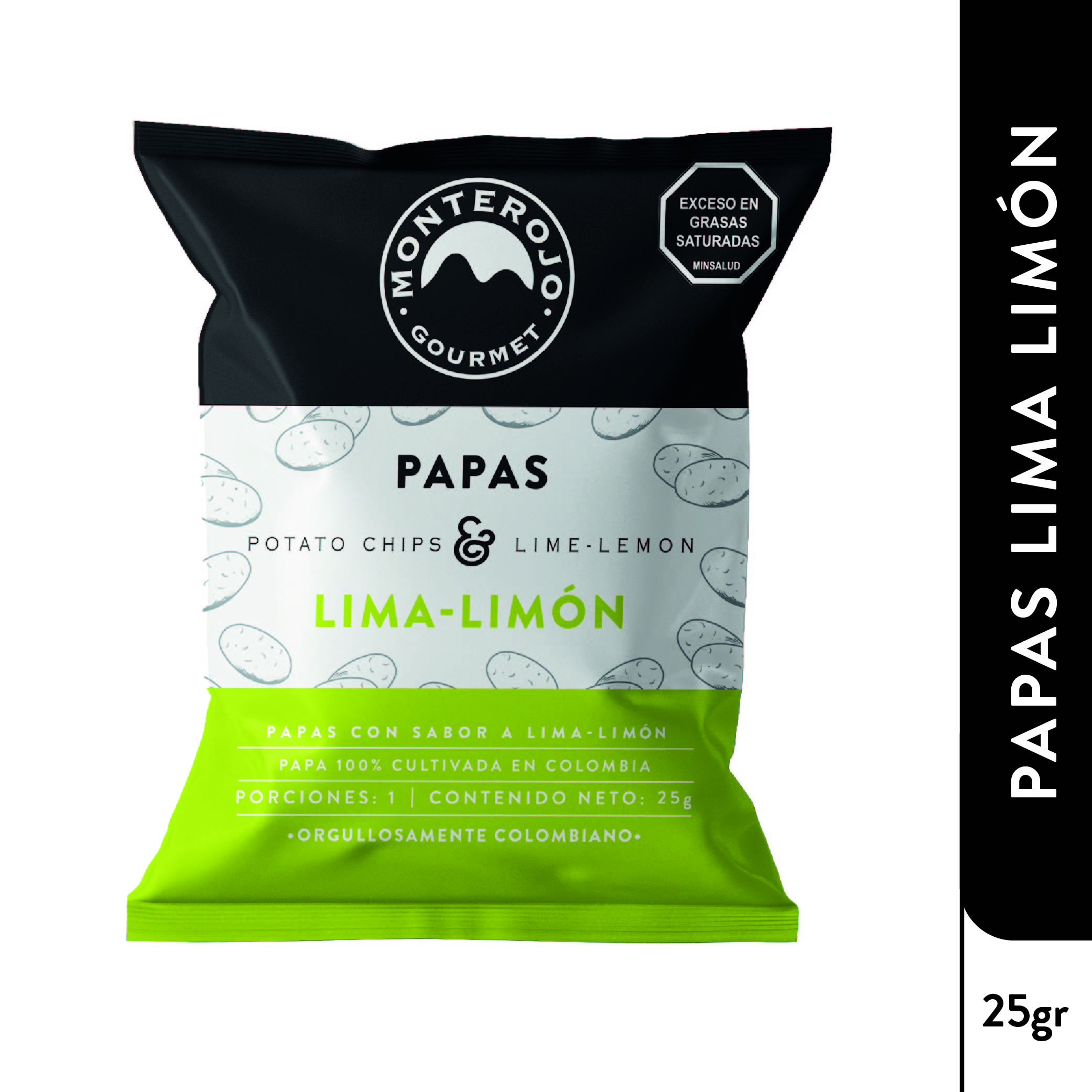 Papas Lima Limón 25gr MonteRojo Gourmet desde $ 3.000