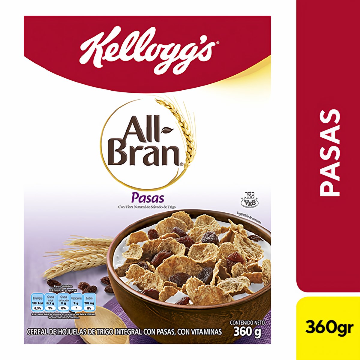 Cereal All Bran Pasas 360 gr - Rappi