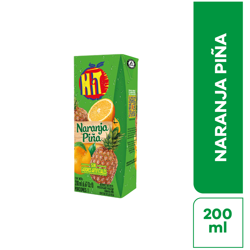 Hit Naranja Piña Tetrapack x 200 mL Precio - Rappi