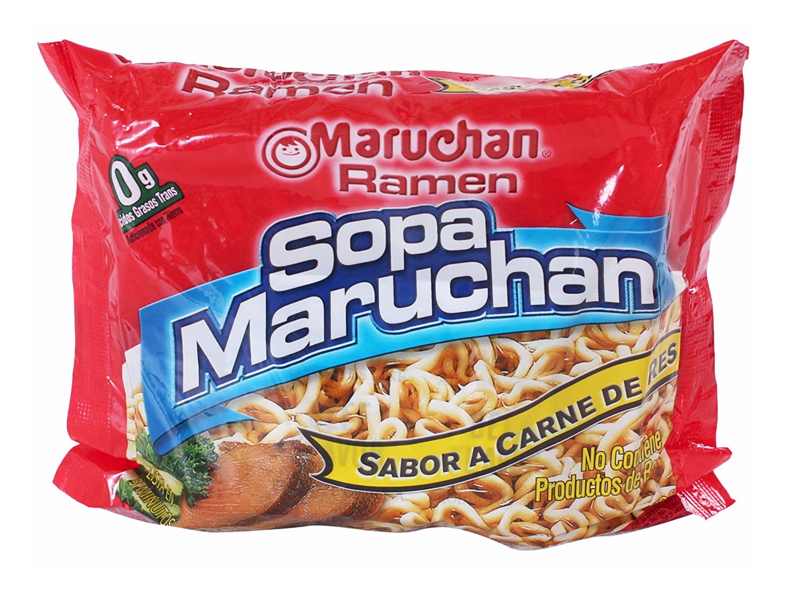 Maruchan Sopa Instantánea Ramen Sabor Carne de Res Precio - Rappi
