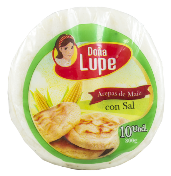 Doña Lupe Arepas de Maíz con Sal - Rappi