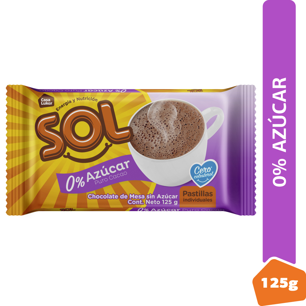 Sol Chocolate sin Azúcar - Rappi