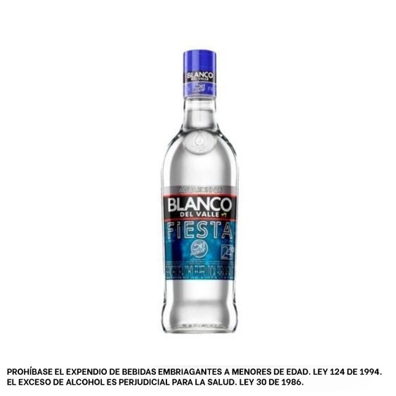 Blanco del Valle Aguardiente Tapa Azul - Rappi