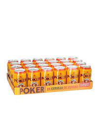 Poker Cerveza Lata Bandeja X 24 Und - Rappi