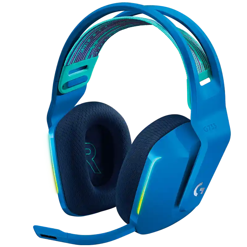 Diadema Gamer Inalámbrico Logitech G733 Azul RGB - Rappi