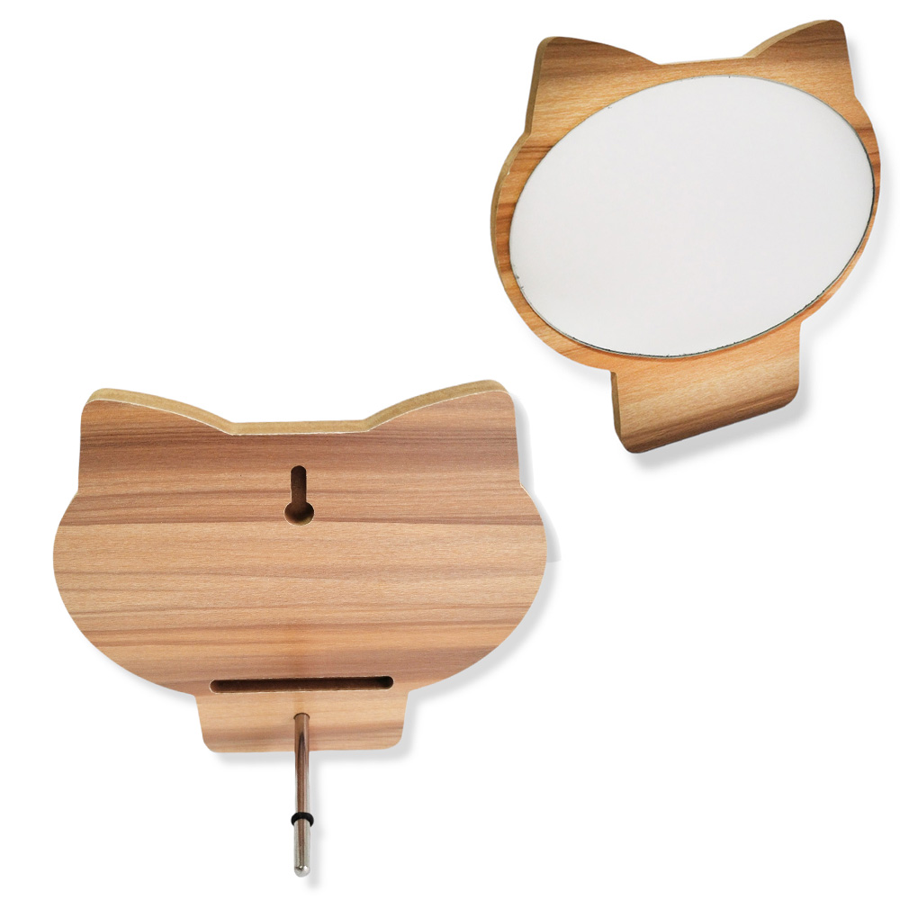 Espejo Tocador Mdf Figura Gato - Rappi