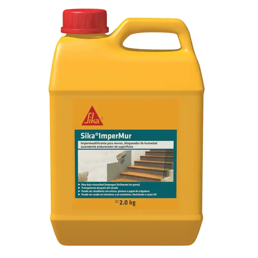Sika Imper Mur Barrera impermeabilizante para humedad en muro 2kg - Rappi
