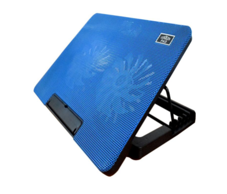 Base refrigerante Reclinable Doble Ventilador AZUL - Rappi