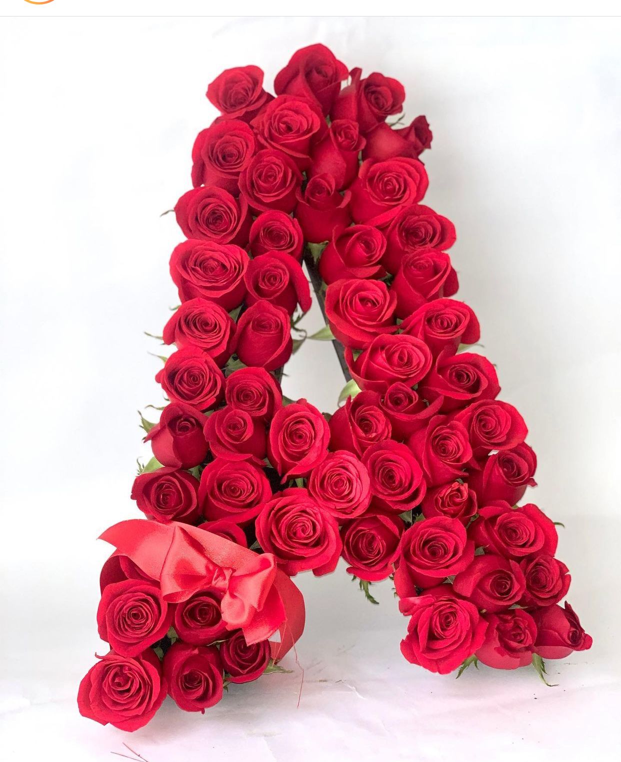 Letra A color rojo - Rappi