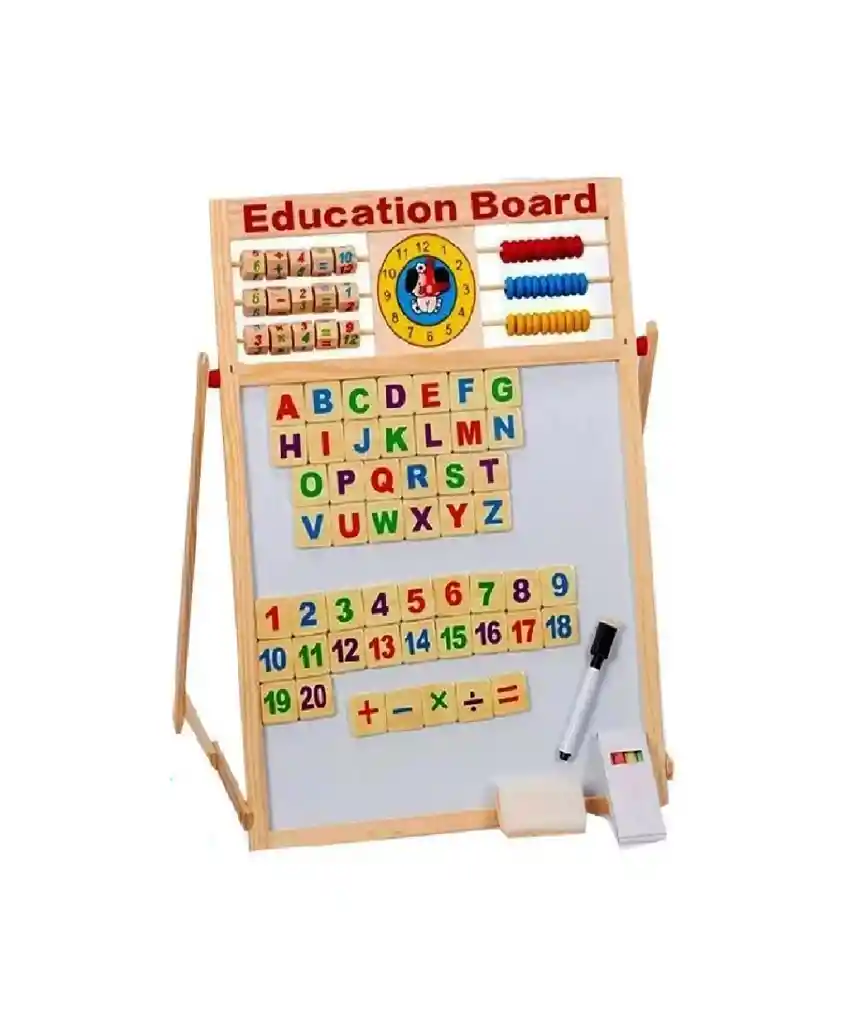 Tablero Didáctico 2 En 1 Para Niños Y Niñas - Rappi