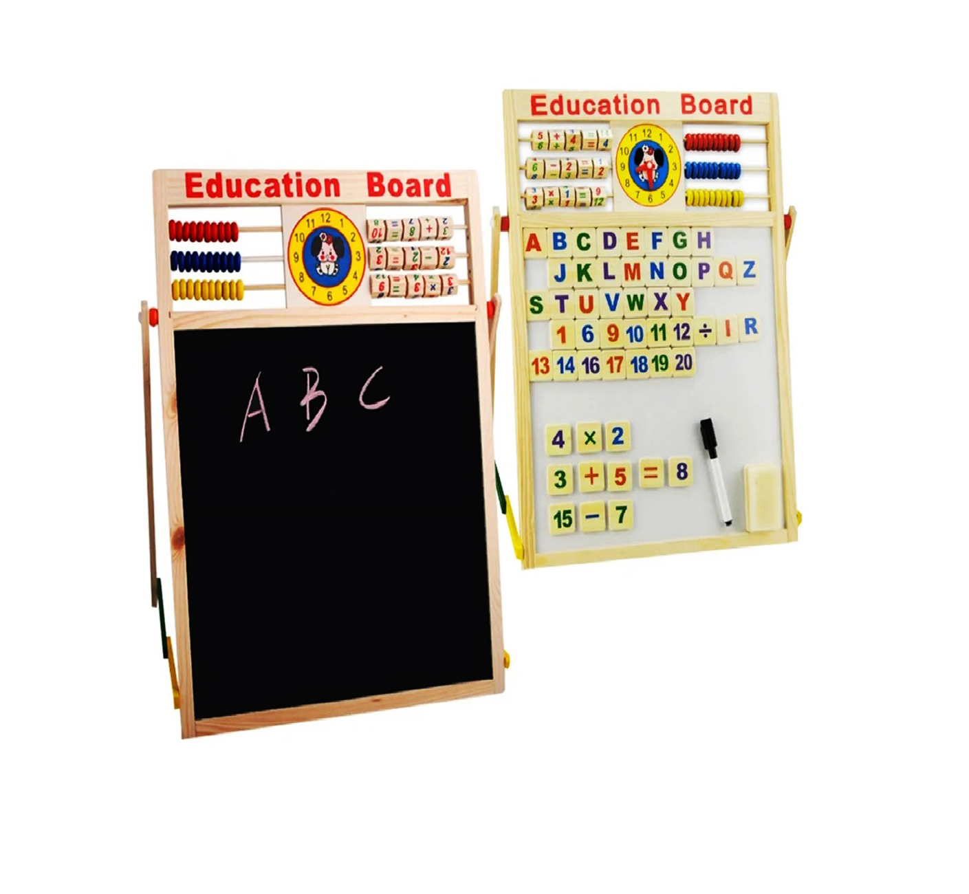 Tablero Didáctico 2 En 1 Para Niños Y Niñas - Rappi