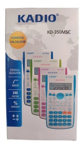 Calculadora Cientifica Kadio Colores Kd-350 Msc - Rappi