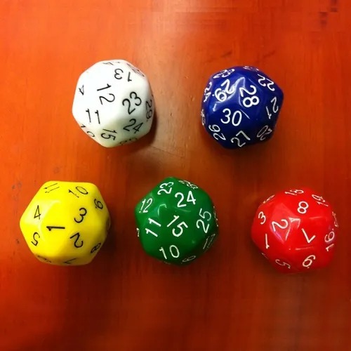 Dado 30 Lados X 1 Und desde $ 7.500
