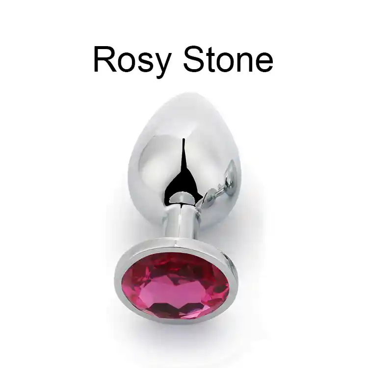 Plug Anal Metálico Talla S Rosy Stone - Rappi