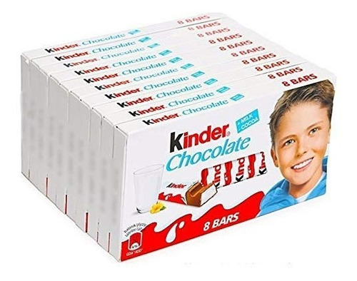 Kinder Barra 10 Cajas X8 Chocolates - Rappi