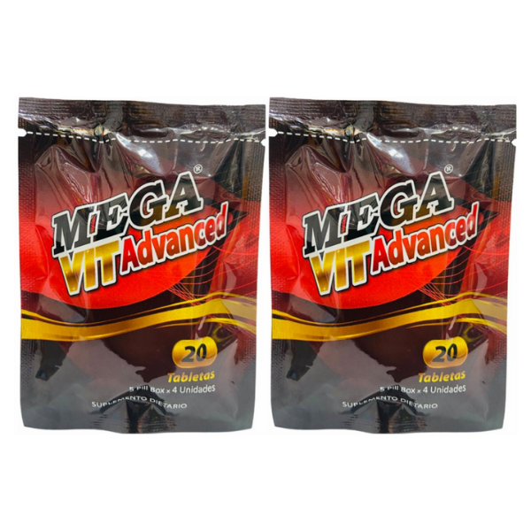 Mega Vit Advance 40 Tabletas - Potenciador - Rappi