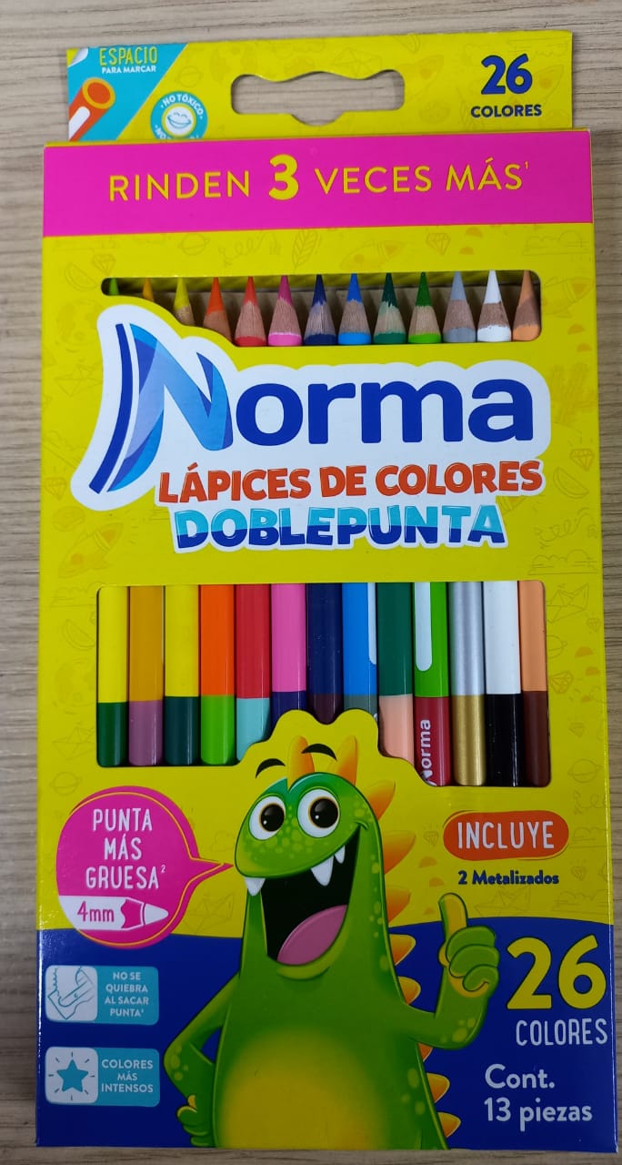 Norma Colores *13 Doble Punta - Rappi