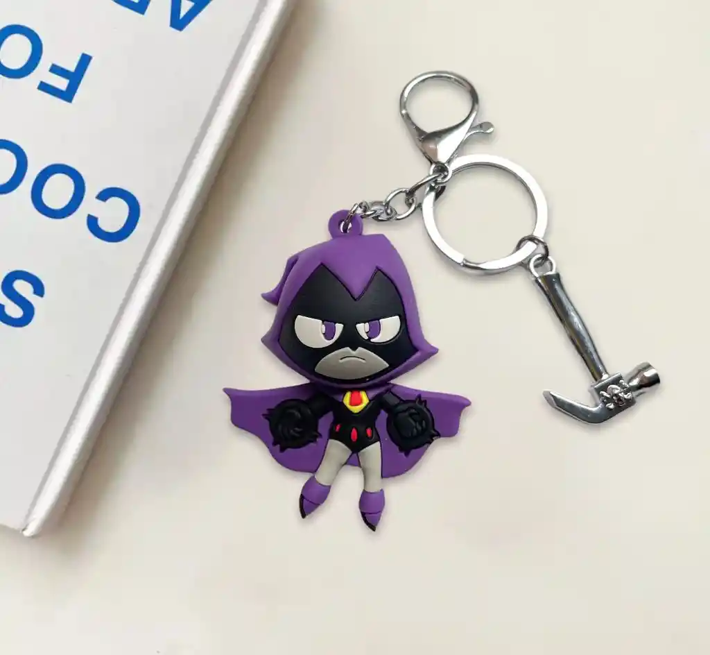 Llavero 3d Teen Titans - Raven - Rappi