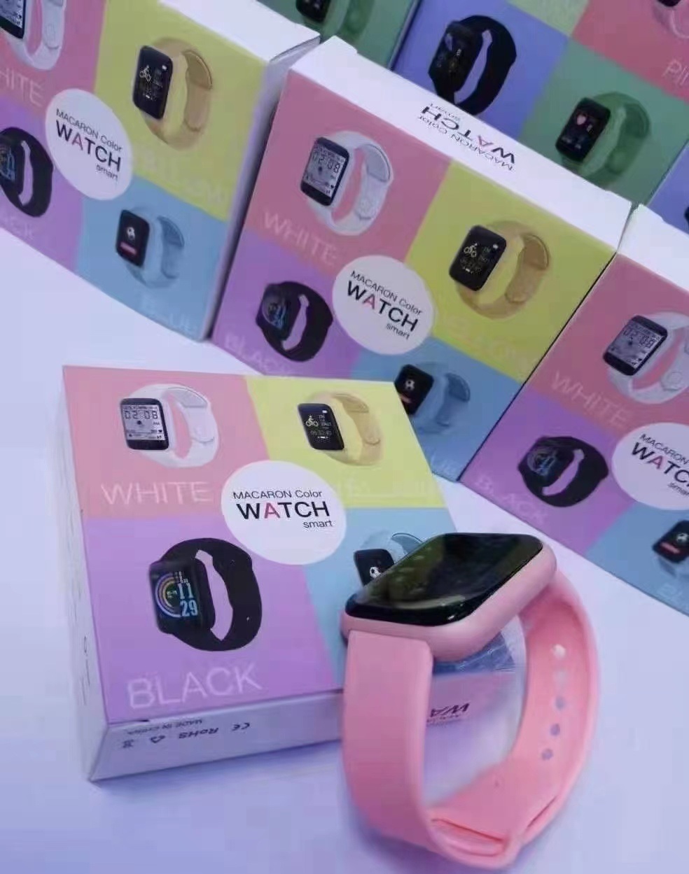 Macaron Color Smart Watch - Rappi