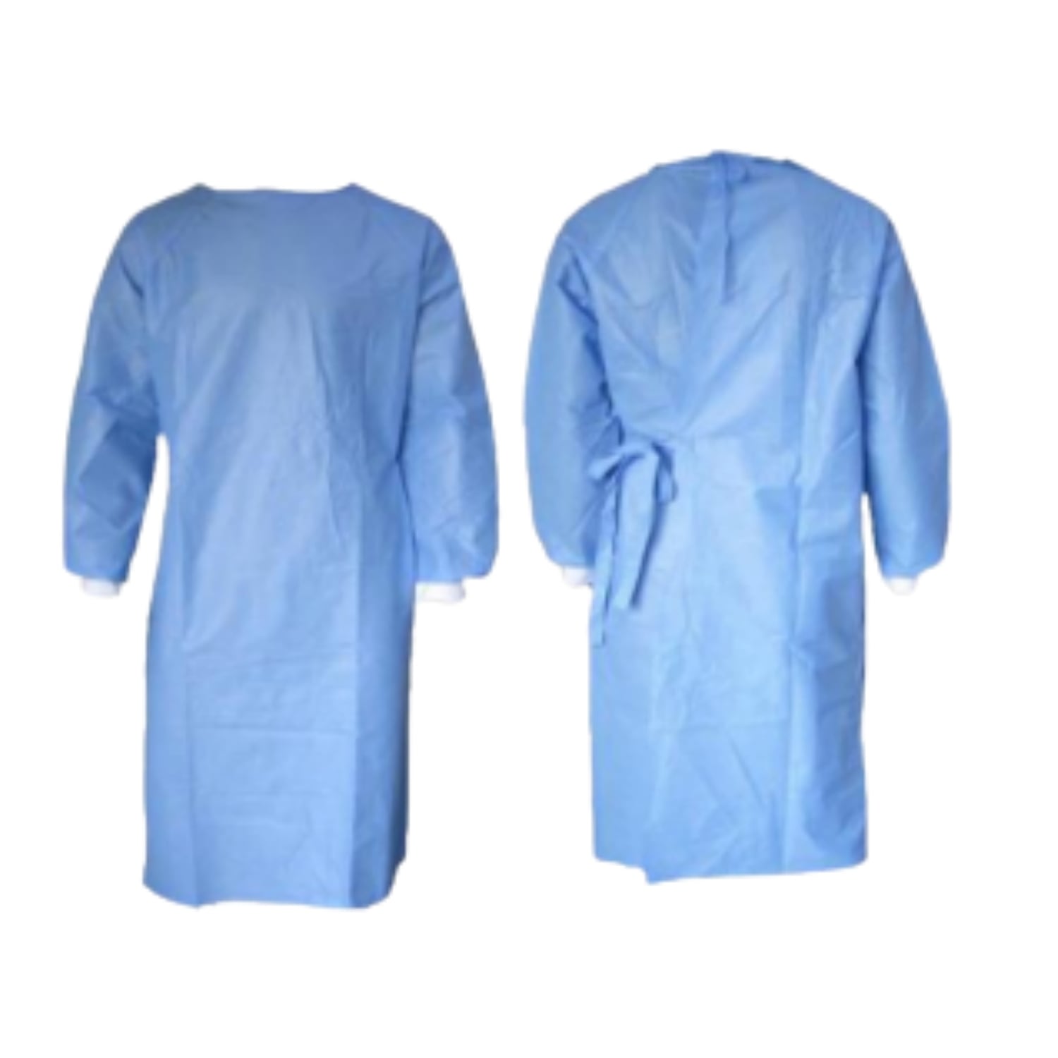 10 Unidades Batas Quirúrgicas Desechables Azul - Rappi