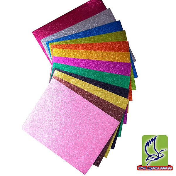 Foamy Escarchado Colores Surtido 1/8 Paquete X10 Unidades - Rappi