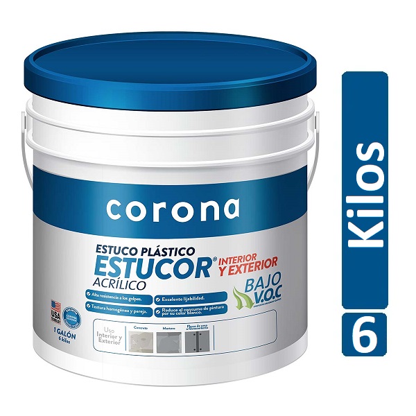 Estuco Plástico Resane Mezcla Lista Cemento Resanar Paredes Masilla ...