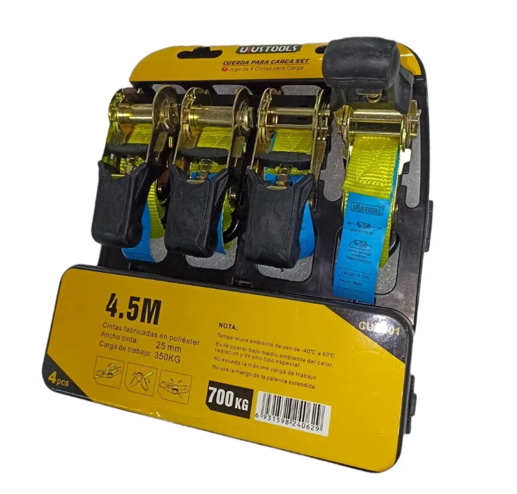 Prensa Reata 1 Pulg X 4.5 Mts X 4 Unidades Cuc401 Uyustools - Rappi