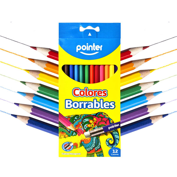 Colores Borrables X 12 Pointer - Rappi