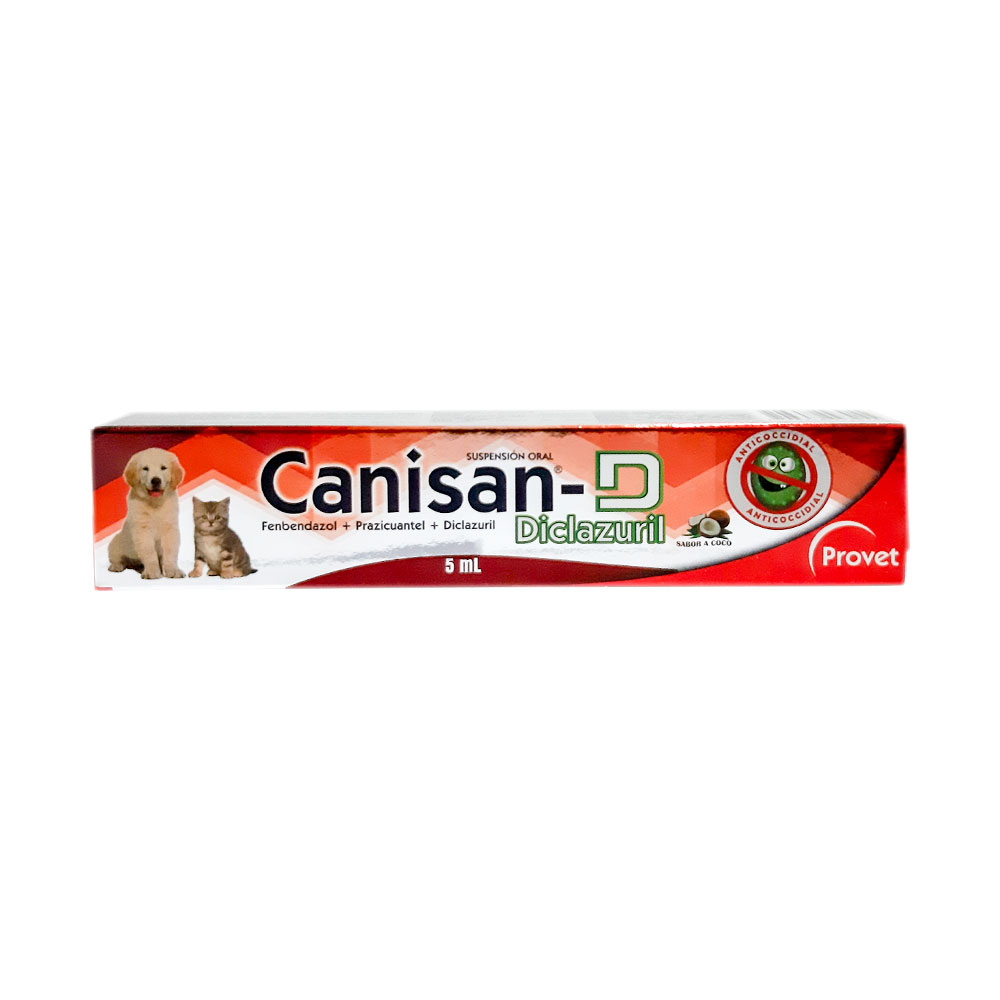 Canisan D Antiparasitario Perro y Gato 5 mL - Rappi
