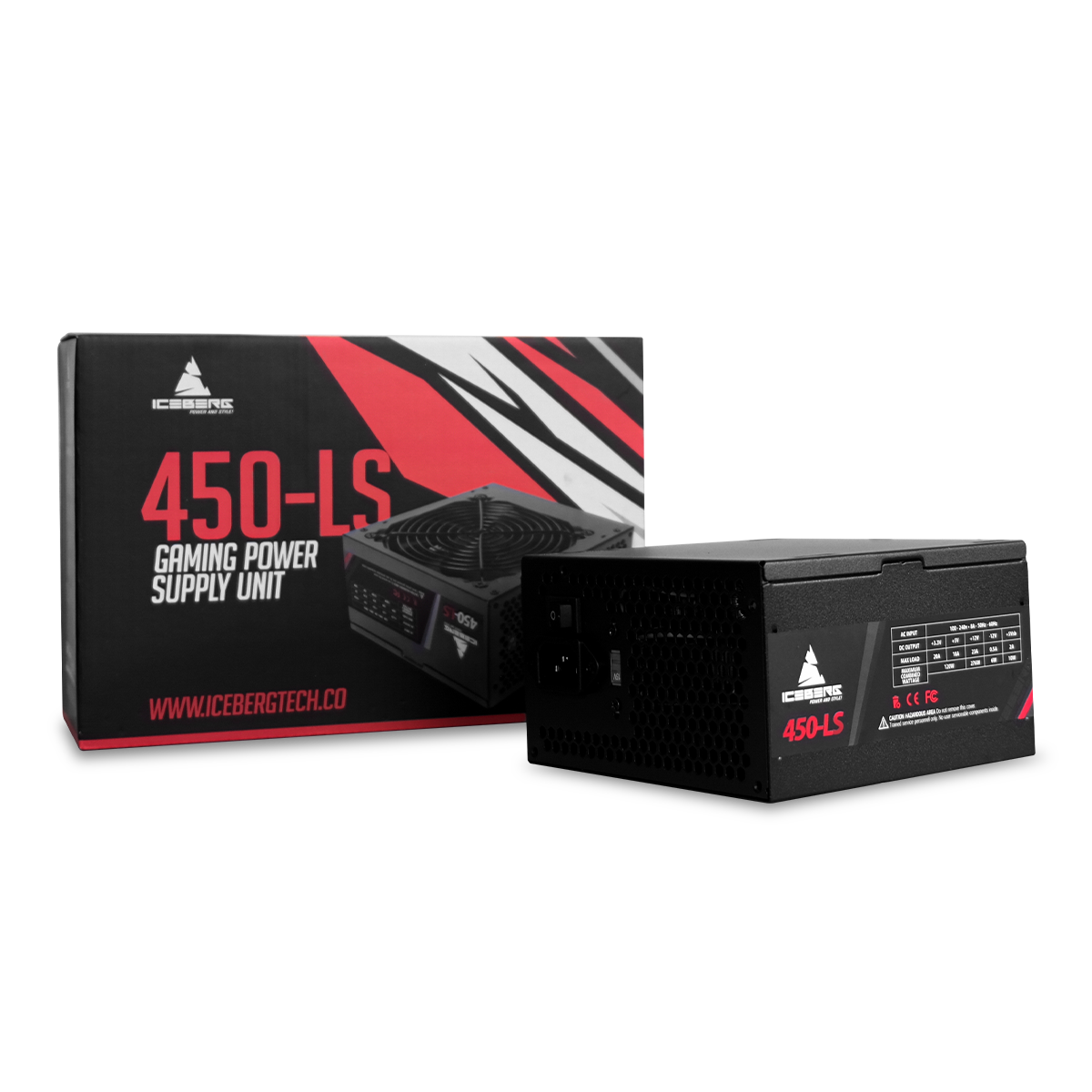 Fuente Poder Real Iceberg 450-ls 450w Reales Pcie 6+2 - Rappi