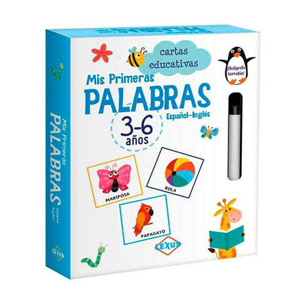 Libro Mis Primeras Palabras Flash Cards Cartas Educativas Bilingues - Rappi