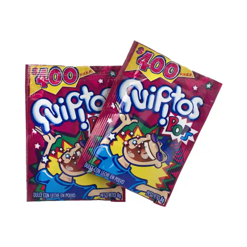 Caja Dulce Quipitos Pop 8 Gramos X24 Paquetes - Rappi