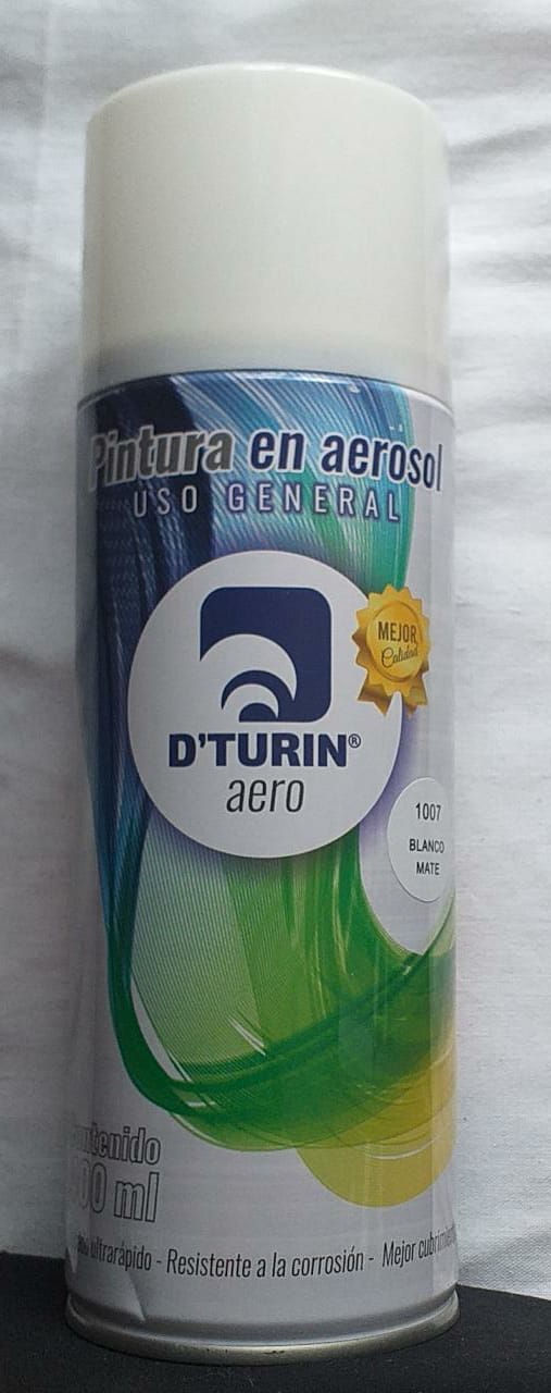 Pintura En Aerosol X 400ml Blanco Mate D*turin - Rappi
