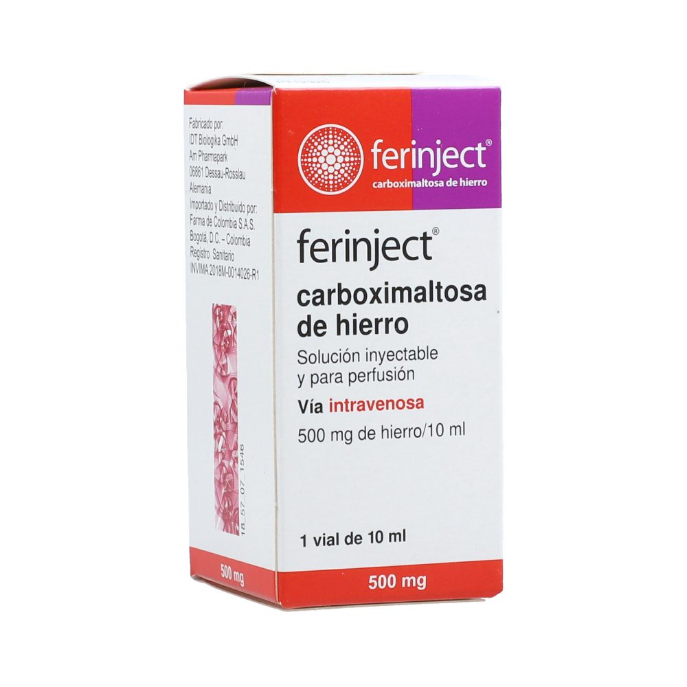 Ferinject Solución Inyectable (500 mg) - Rappi