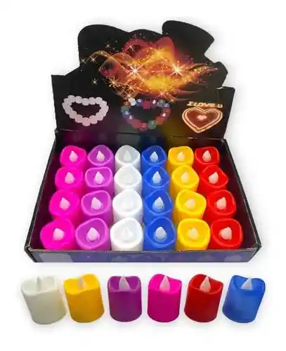 Veladoras Led Caja X 24 - Rappi