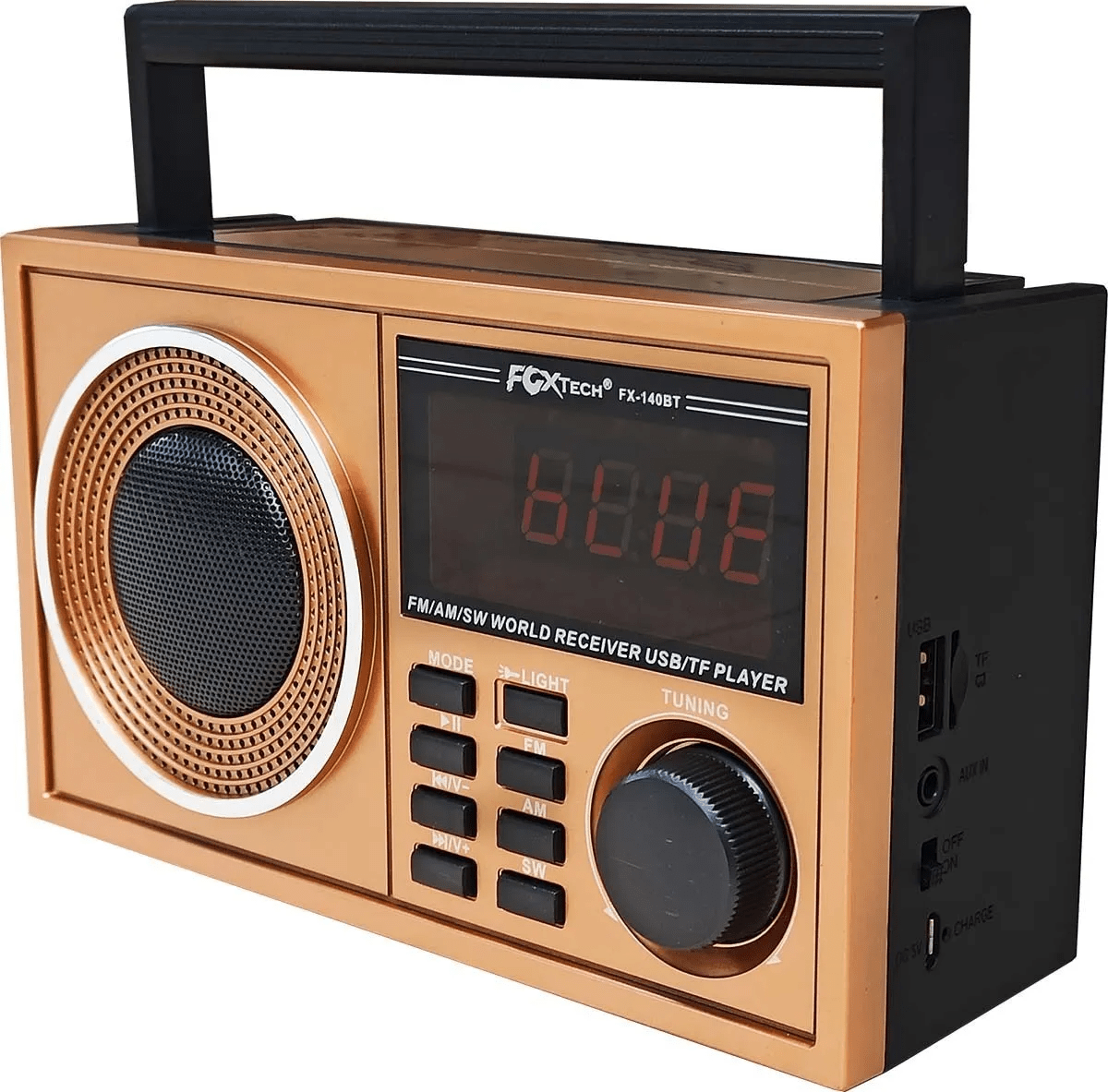 Radio Am Y Fm Parlante Bluetooth Vintage Clásico Fx-140bt - Rappi