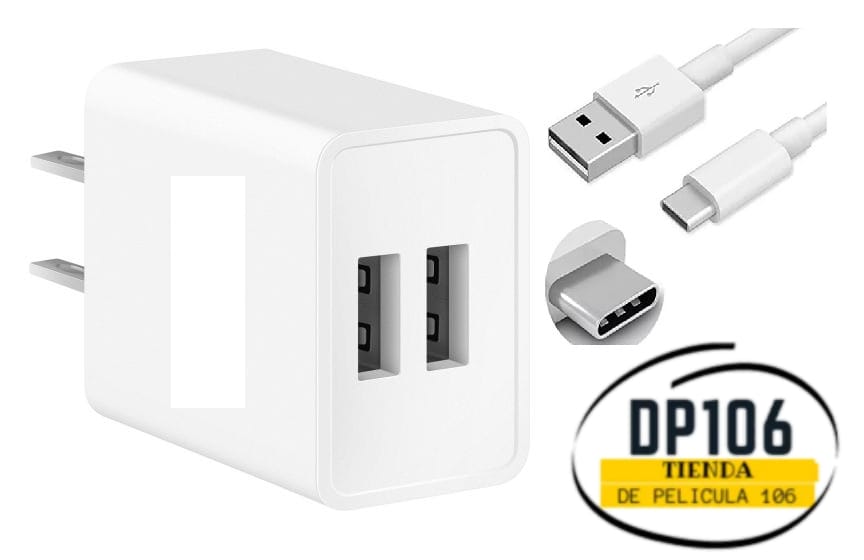 Cargador Tipo C. Doble Entrada Usb .carga Rapida desde $ 26.000